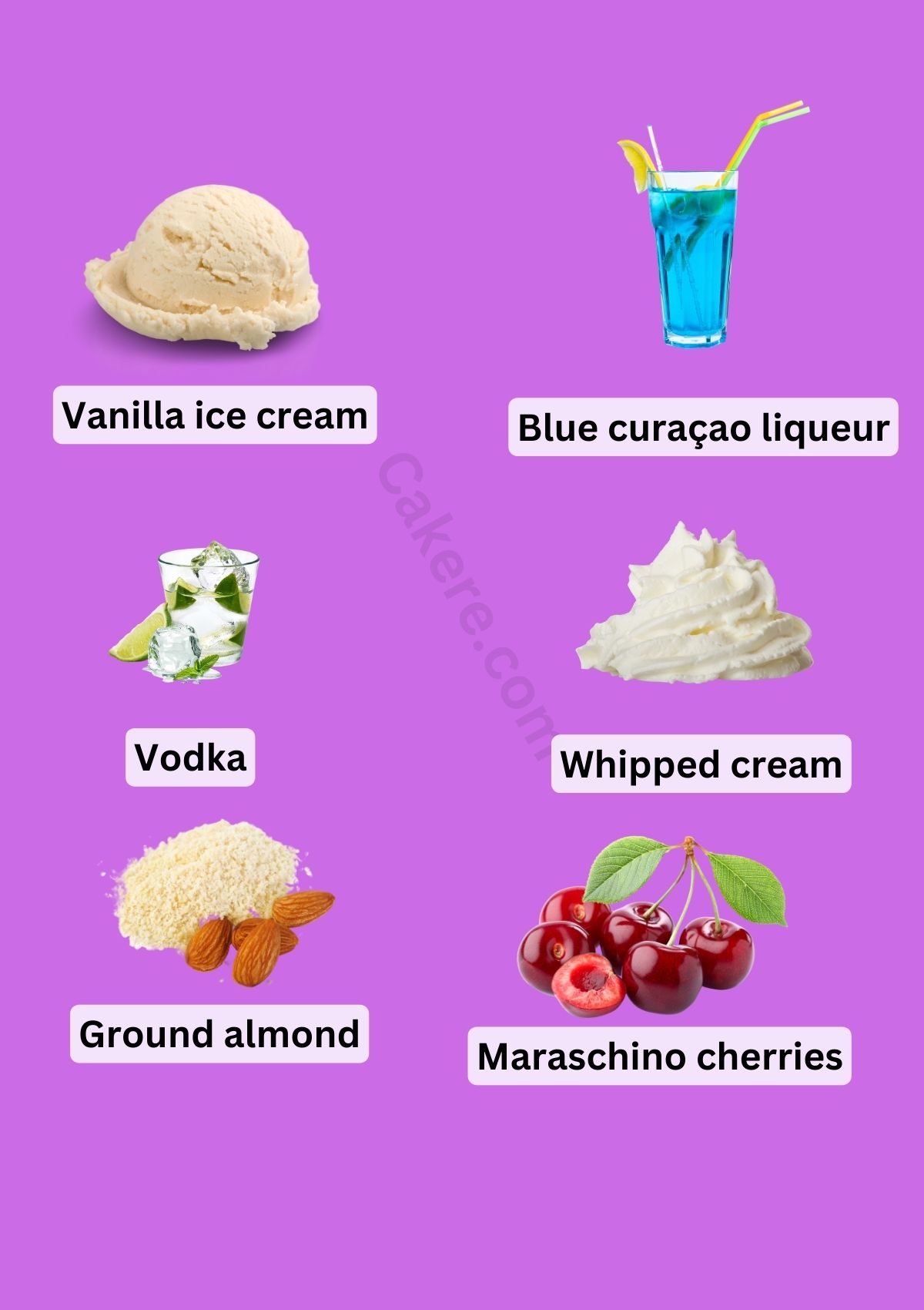 Blue Lagoon Cake Recipe - CakeRe