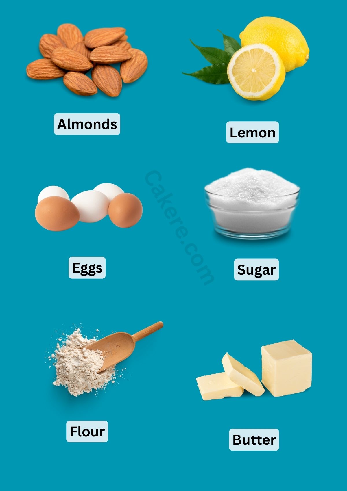 Almond Lavender Lemon Cake Recipe - CakeRe