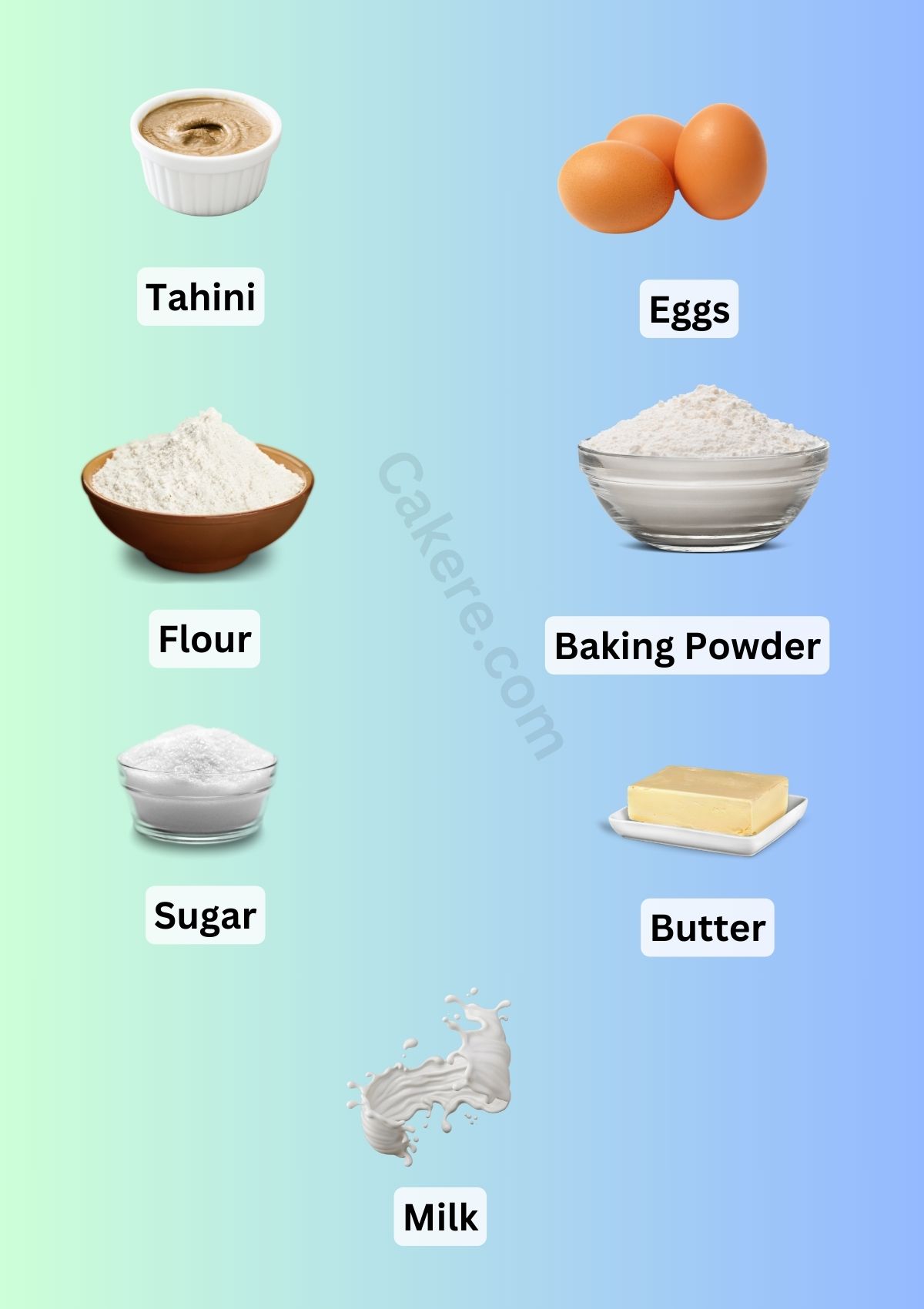 Black Sesame Cake Recipe - CakeRe