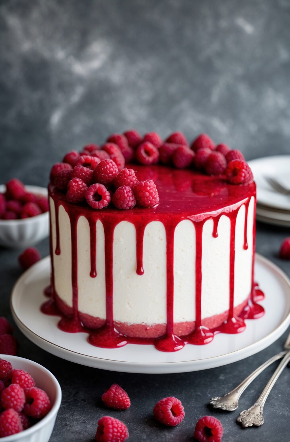 30+ Creative Raspberry Cake Decoration Ideas - CakeRe