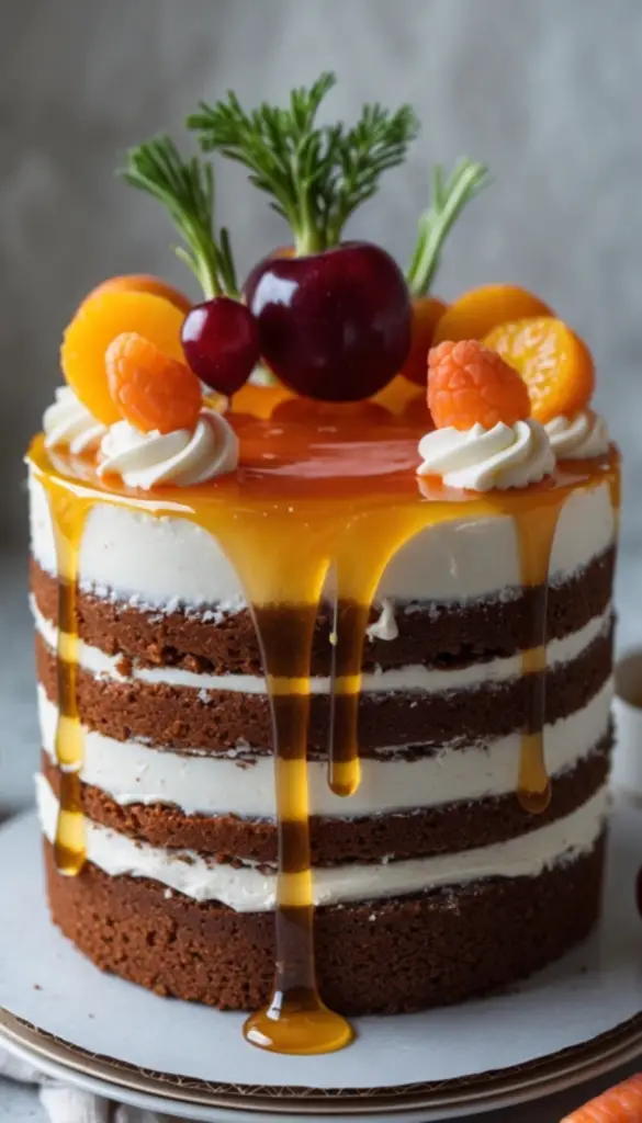 30+ Creative Carrot Cake Decoration Ideas - CakeRe