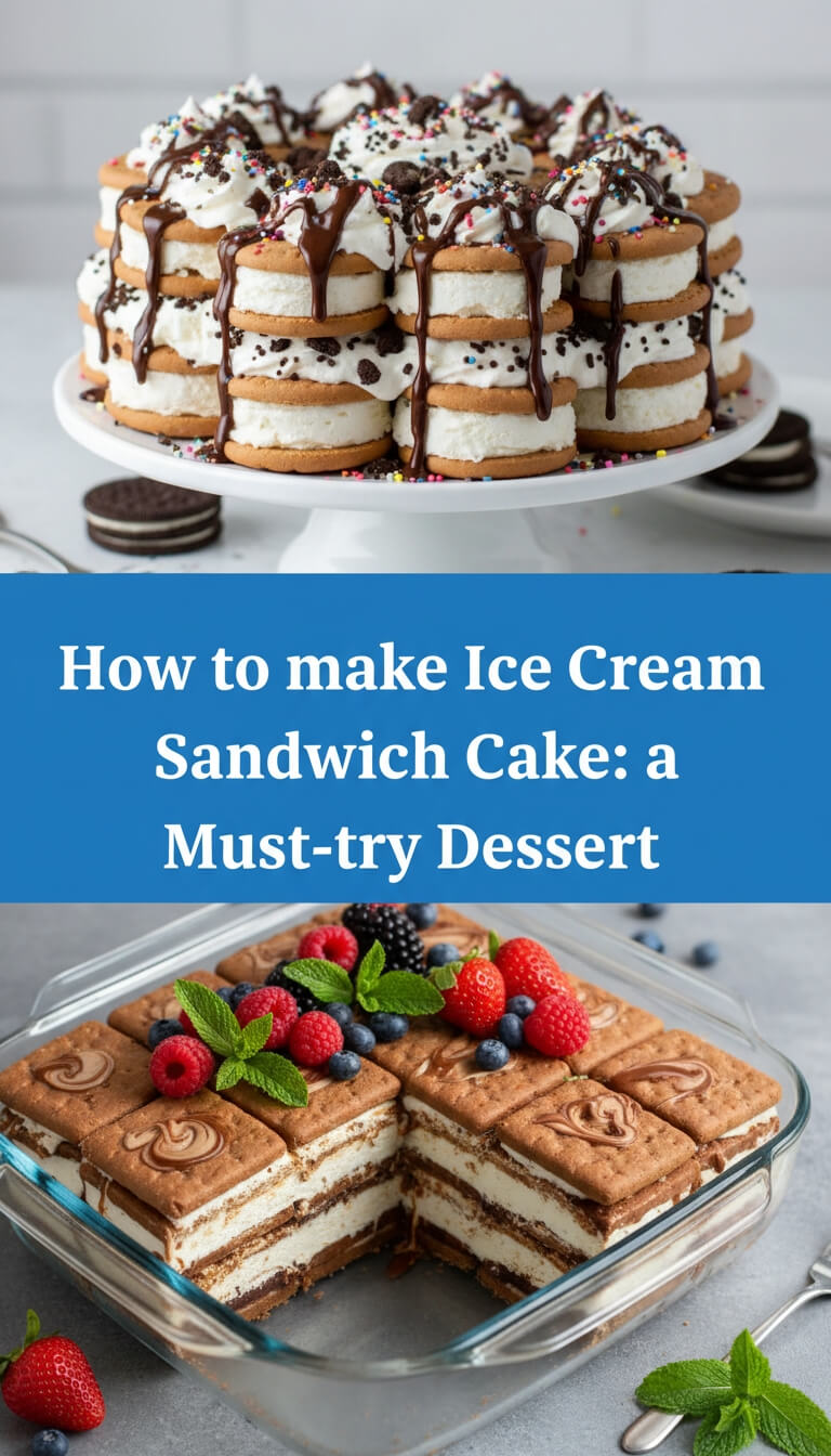Ice Cream Sandwich Cake - CakeRe