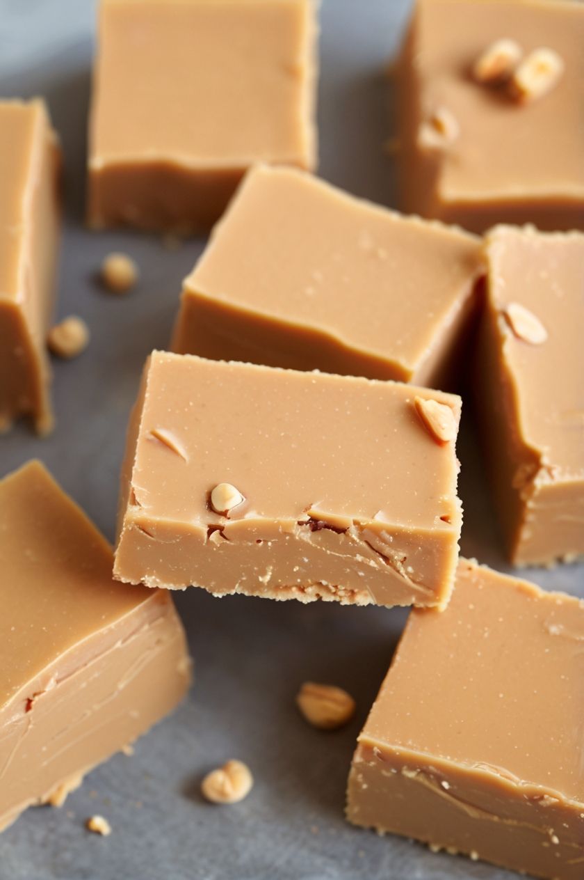 Peanut Butter Fudge - CakeRe