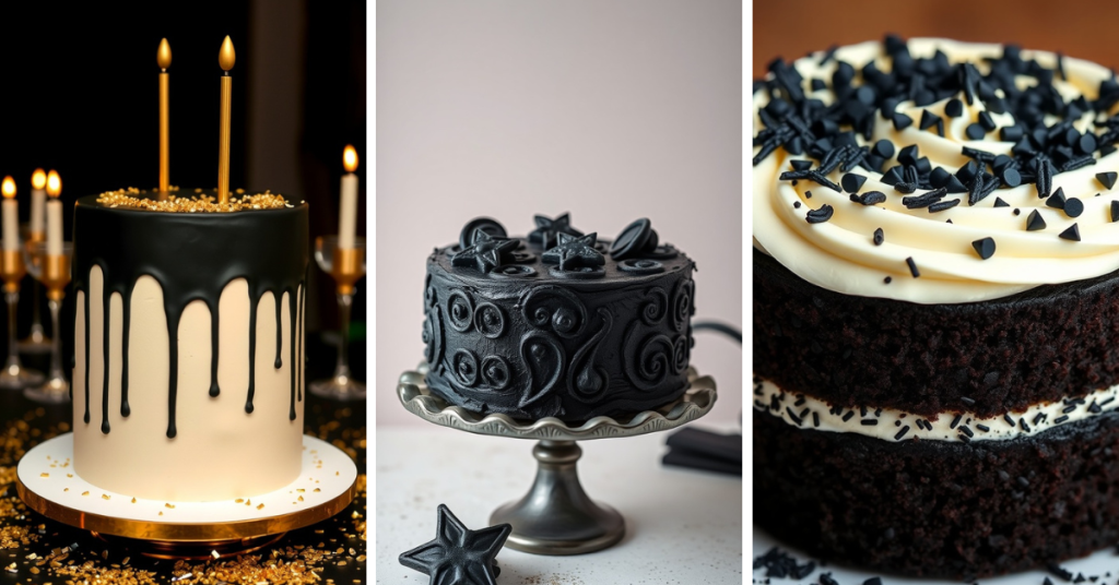 Celebrate in Style with These 20 Unique Black Birthday Cakes!